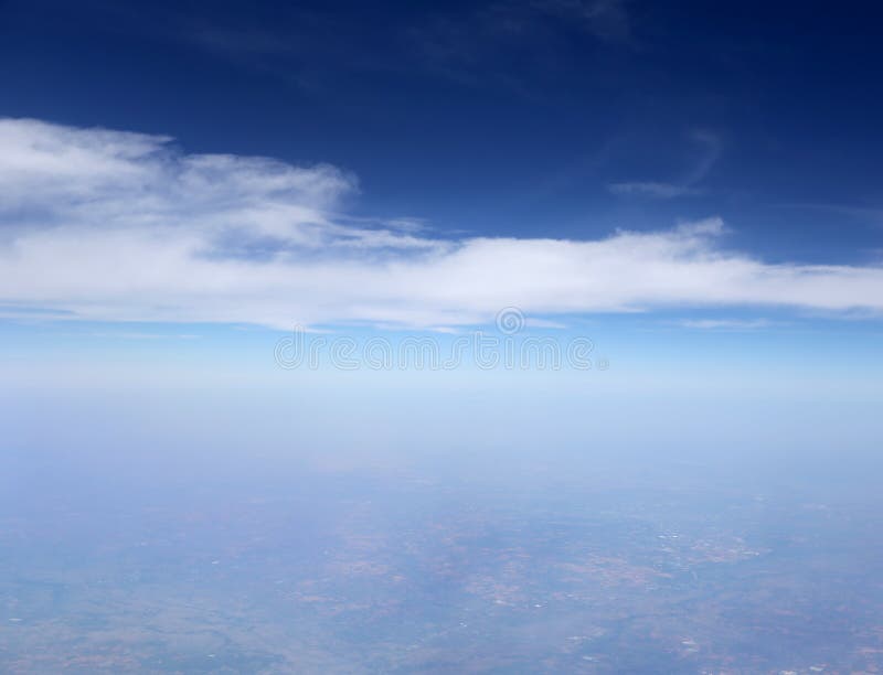 Bright blue sky. stock image. Image of pure, meteorology - 53208095