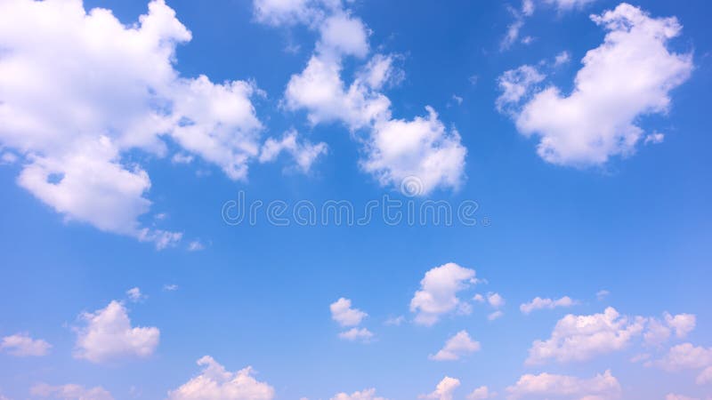 Bright Blue Sky Background stock photo. Image of calm - 262552396