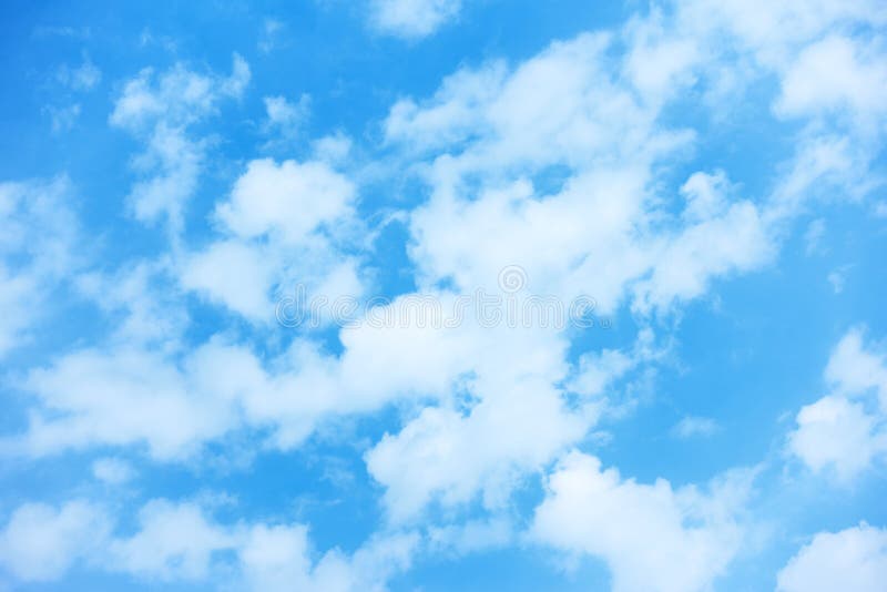 Bright Blue Sky - Background Stock Photo - Image of background, color ...