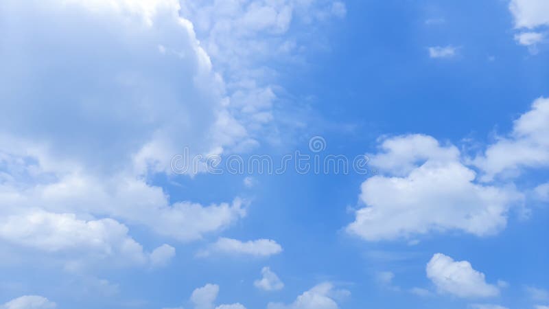 Bright Blue Sky with Clouds Stock Image - Image of weather, wave: 255633473