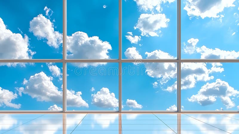 Clouds Sky Reflection Windows Stock Illustrations – 3,771 Clouds Sky ...