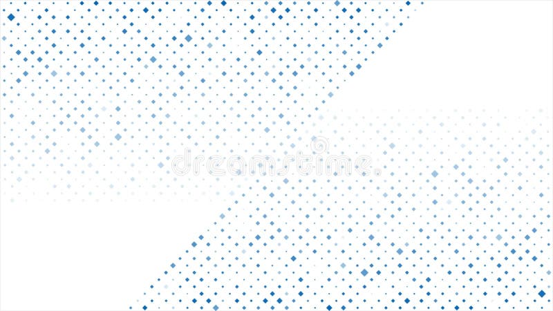 Bright Blue Small Halftone Square Dots Abstract Hi-tech Motion ...