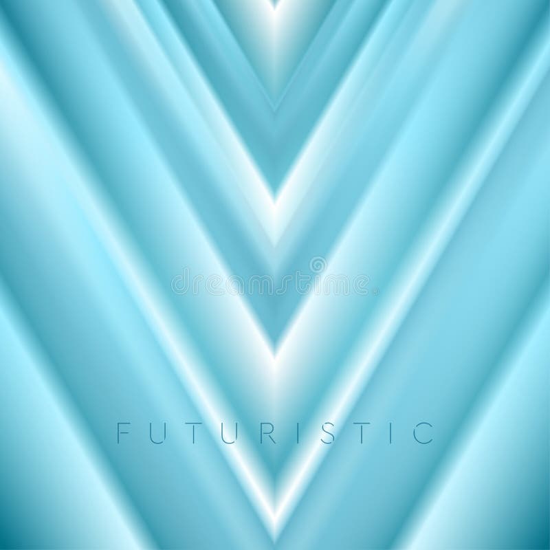 Bright Blue Smooth Triangles Abstract Tech Background Stock Vector ...