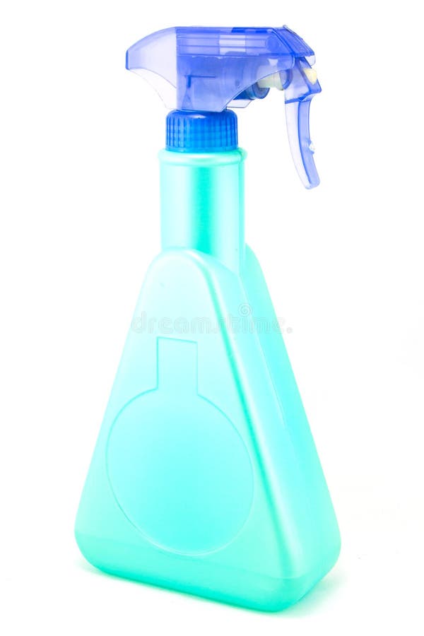 A bright blue spray bottle stock photo. Image of equipment - 41413894