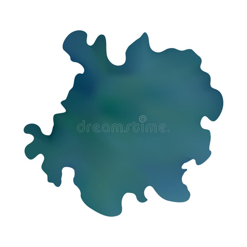 Bright blue stain. stock vector. Illustration of square - 150209577