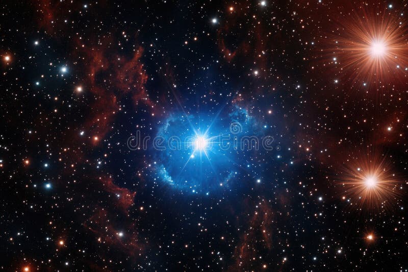 Blue Star Cluster stock image. Image of blue, sparkle - 378965017