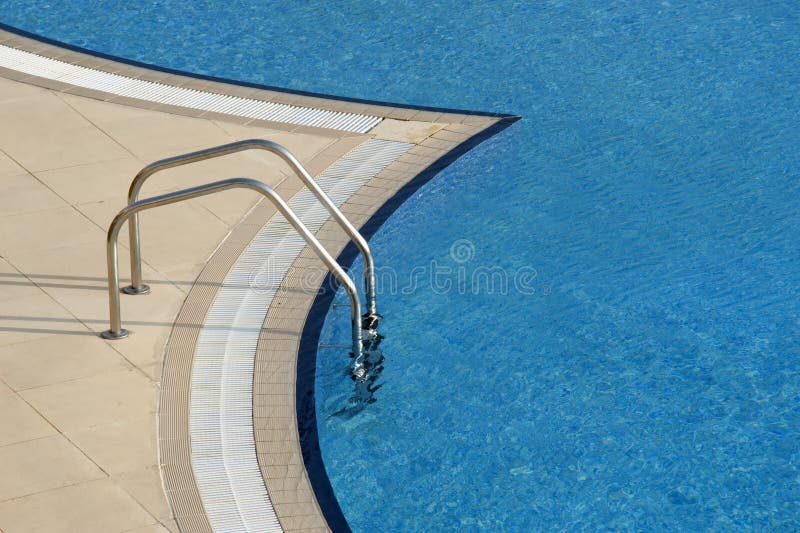 Bright blue swimming pool stock photo. Image of blue - 16727784