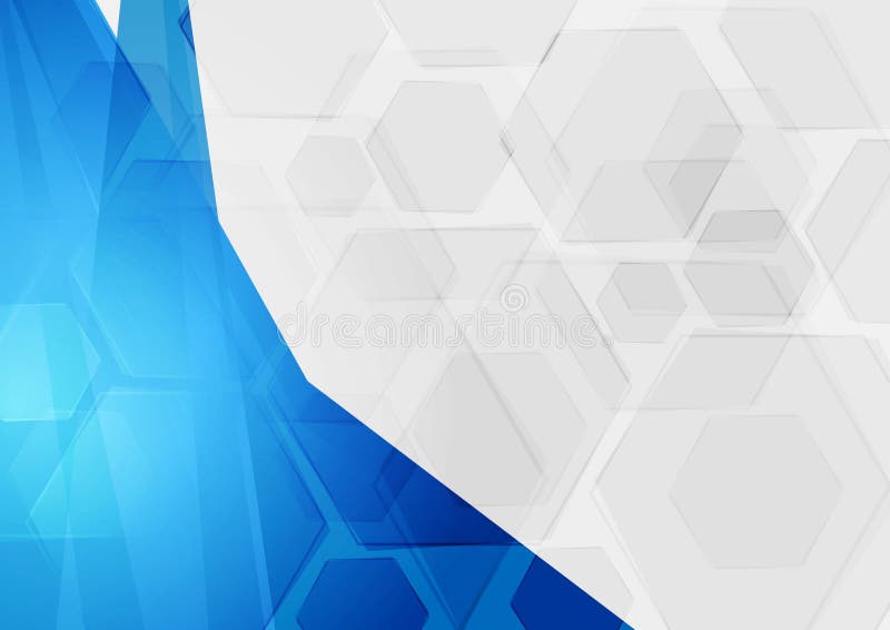 Bright Blue Technology Design Stock Vector - Illustration of creative ...