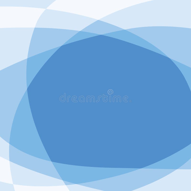 Bright Blue Vector Overlapping Art Work Shades. Stock Vector ...