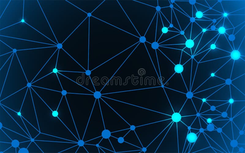 Wallpaper with Connection Icons Stock Illustration - Illustration of ...