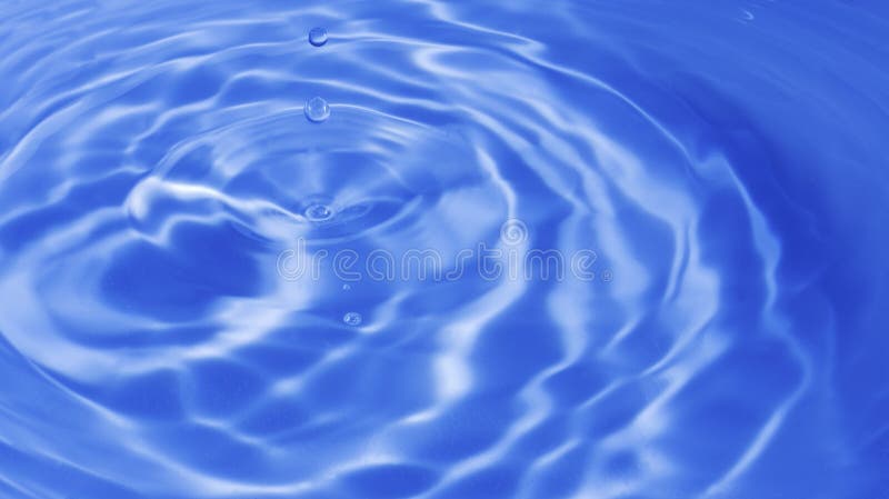 Bright Blue Water Background Stock Photo - Image of spin, raindrop ...