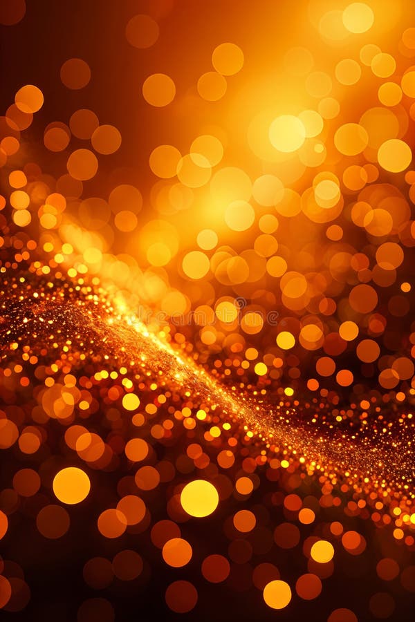 Bright Bokeh Background with Blurry Lights Stock Illustration ...