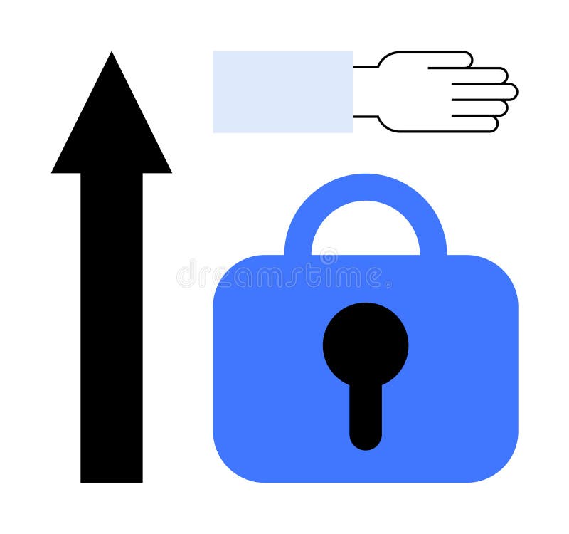 Bright and Bold Symbols Representing Security and Control Concepts ...