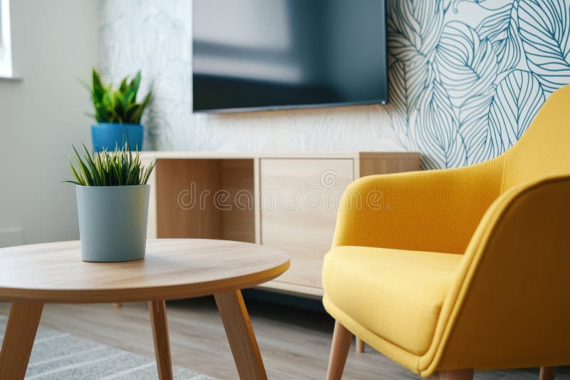 Bright and Bold Wallpaper, Complemented by Fresh Paint, Created with ...