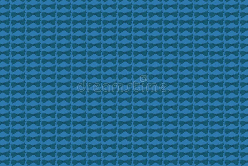 Bright Bows Pattern. Festive Blue Bow Texture Stock Illustration ...