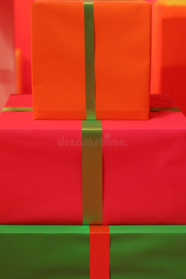 Bright boxes stock photo. Image of paper, ribbon, gift - 44983242