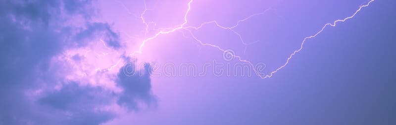 A Branched Lightning Strikes In The City Of Lelystad, The Netherlands ...