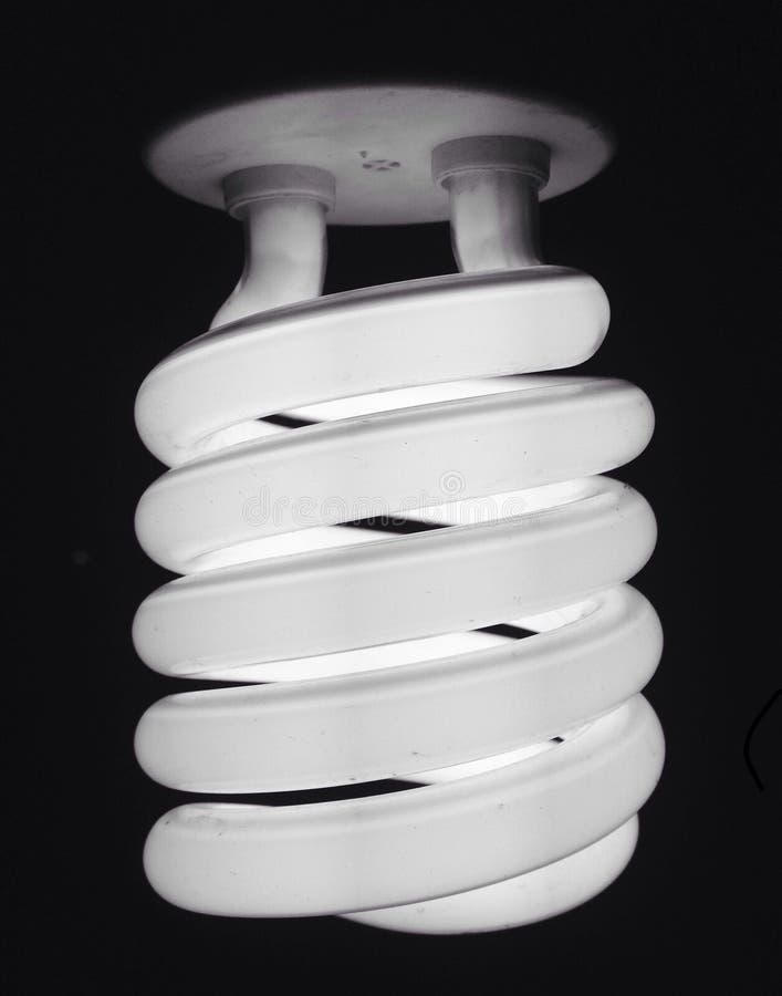 Lightning in A Bulb stock photo. Image of background - 10024738
