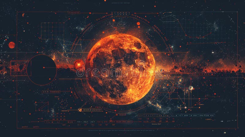 A Bright Burning Sun with Solar Activity in Space. Astrology Stock ...