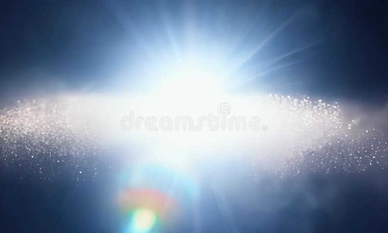 Bright Burst of Light with Floating Dust Particles Stock Video - Video ...