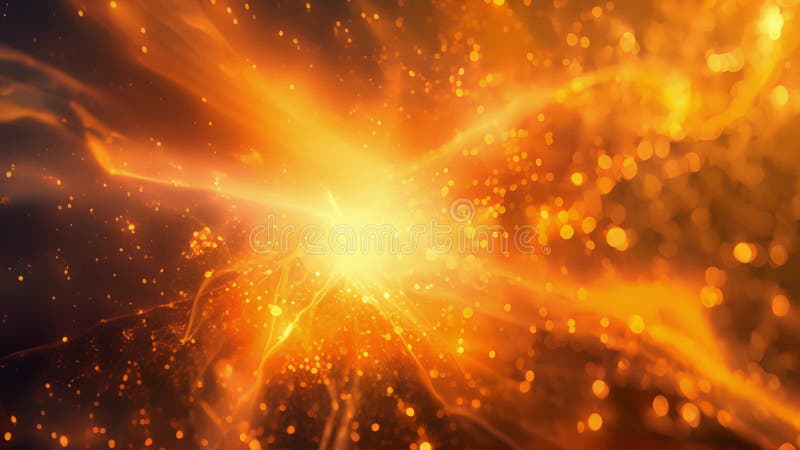 A Bright Burst of Light Illuminates the Outline of a Particle ...