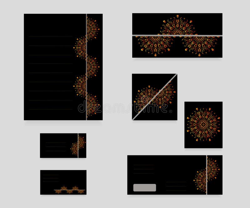 Bright Business Style Template Stock Vector - Illustration of empty ...