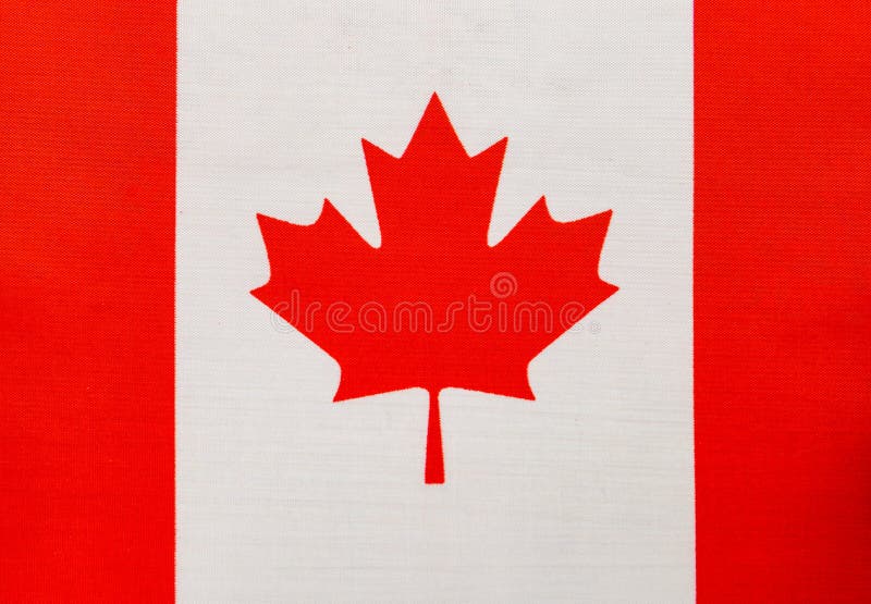 Canada Flag Displayed Prominently in a Vibrant Setting Stock Image ...