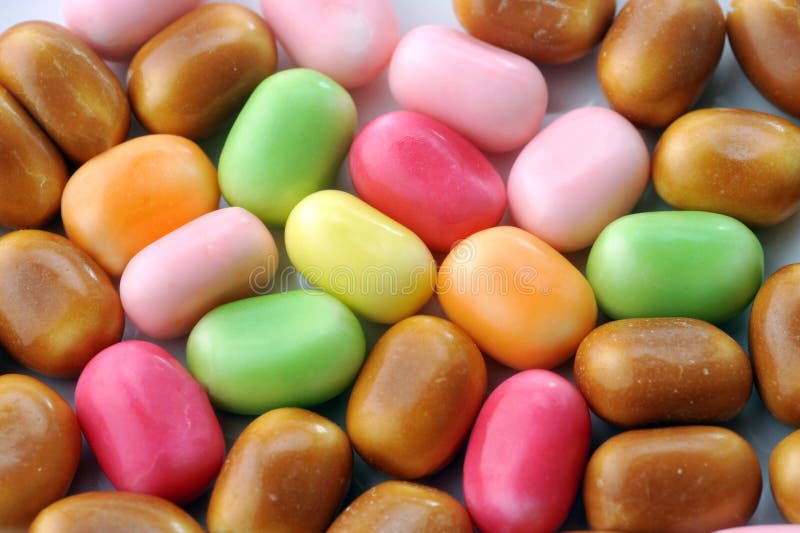 Bright candies stock photo. Image of white, brown, candy - 11814904