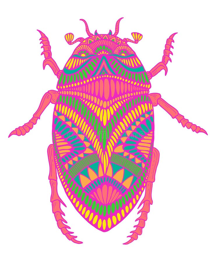 Psychedelic Bug Stock Illustrations – 397 Psychedelic Bug Stock ...