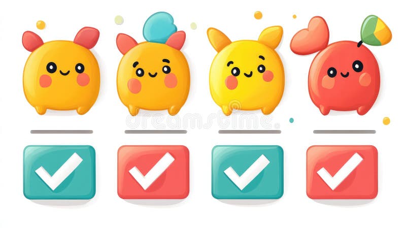 Bright Cartoon-Style Checklist with Checkboxes for Efficient Task ... Bright Cartoon-Style Checklist with Checkboxes for Efficient Task ...