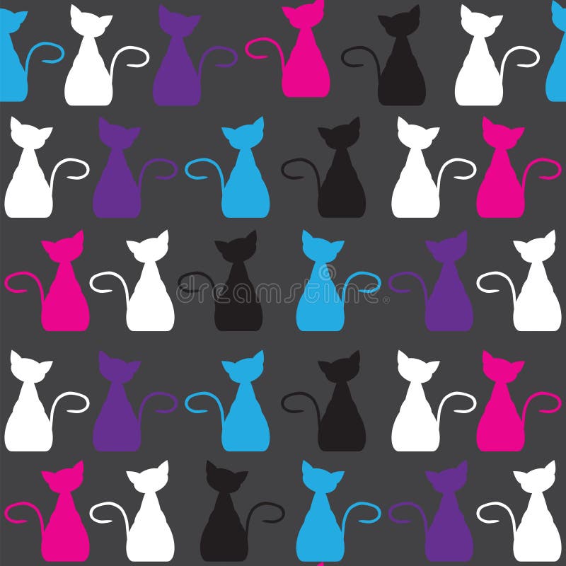 Tumblr Cat Pattern Background