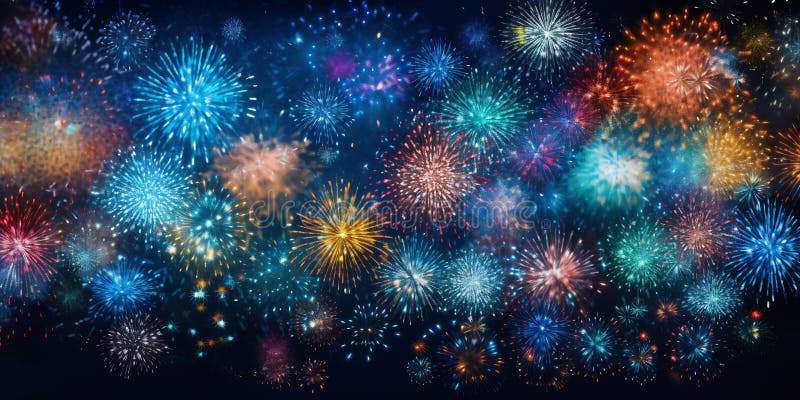 Bright Celebration Abstract Sky Background for Holiday, Ai Generative ...