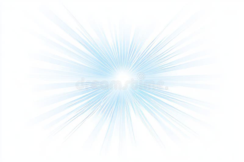 Bright Center and Radial Lines Suggest an Abstract Light Burst. Stock ...