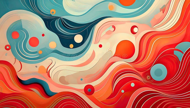 Bright and Cheerful Abstract Background Featuring Playful Patterns and ...