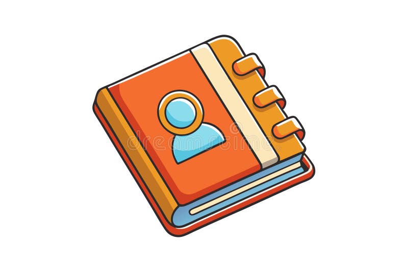 Bright and Cheerful Animated Address Book with Spiral Binding and ...