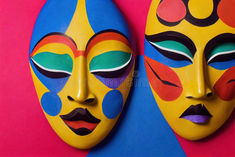 Bright, Cheerful and Unusual Masks for Carnival, Pantomime and Art ...