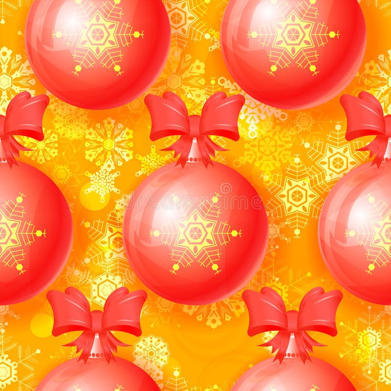 Bright Christmas Seamless Pattern Stock Vector - Illustration of ...
