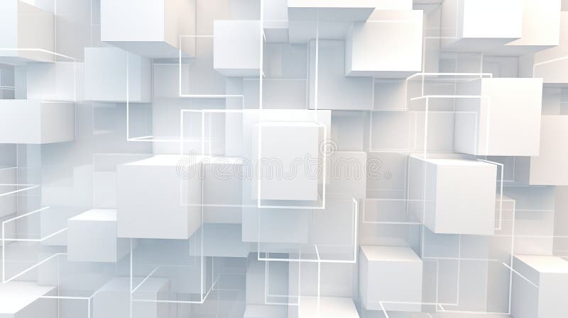 Bright, Clean and Contemporary White Square Background Stock ...