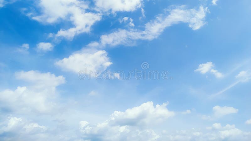 Bright Clear Blue Sky in Sunny Day Stock Image - Image of sunny ...