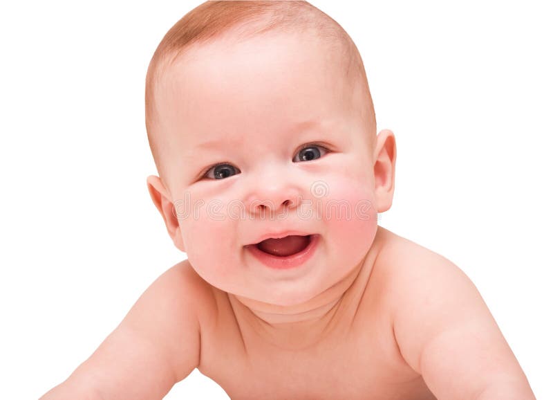 Happy baby face stock photo. Image of isolated, happy - 14913580