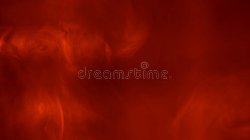 A Bright Cloud of Smoke Floats Against a Backdrop of Red Lights ...