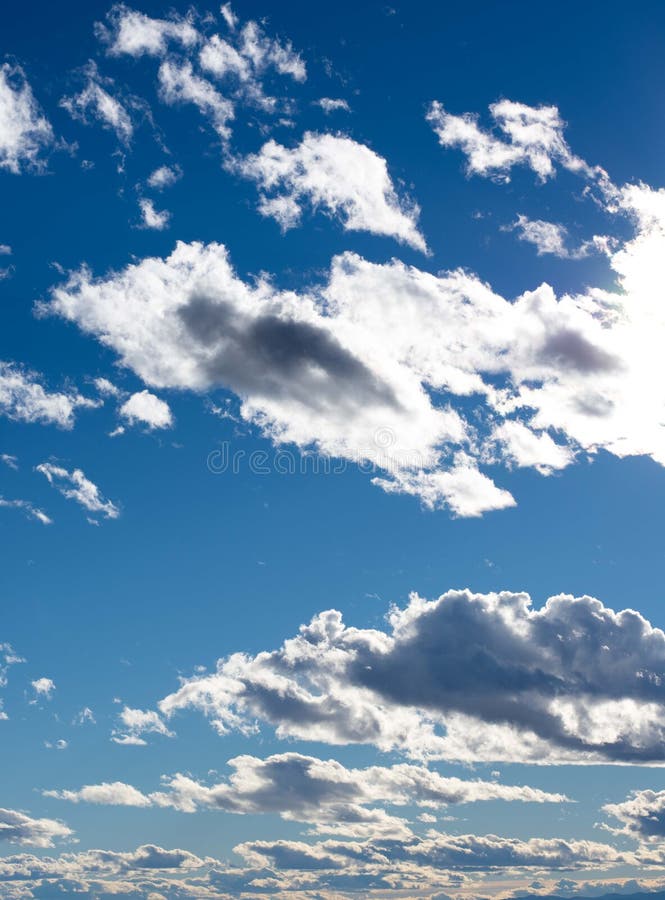 Bright Cloudy Sky stock image. Image of blue, bright - 94933271