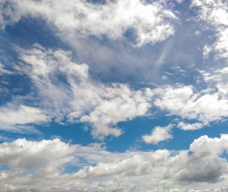 Bright cloudy sky closeup stock image. Image of background - 77483585
