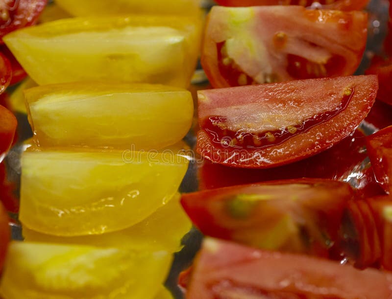 Bright, Coarsely Chopped Tomatoes before Cooking Stock Photo - Image of ...