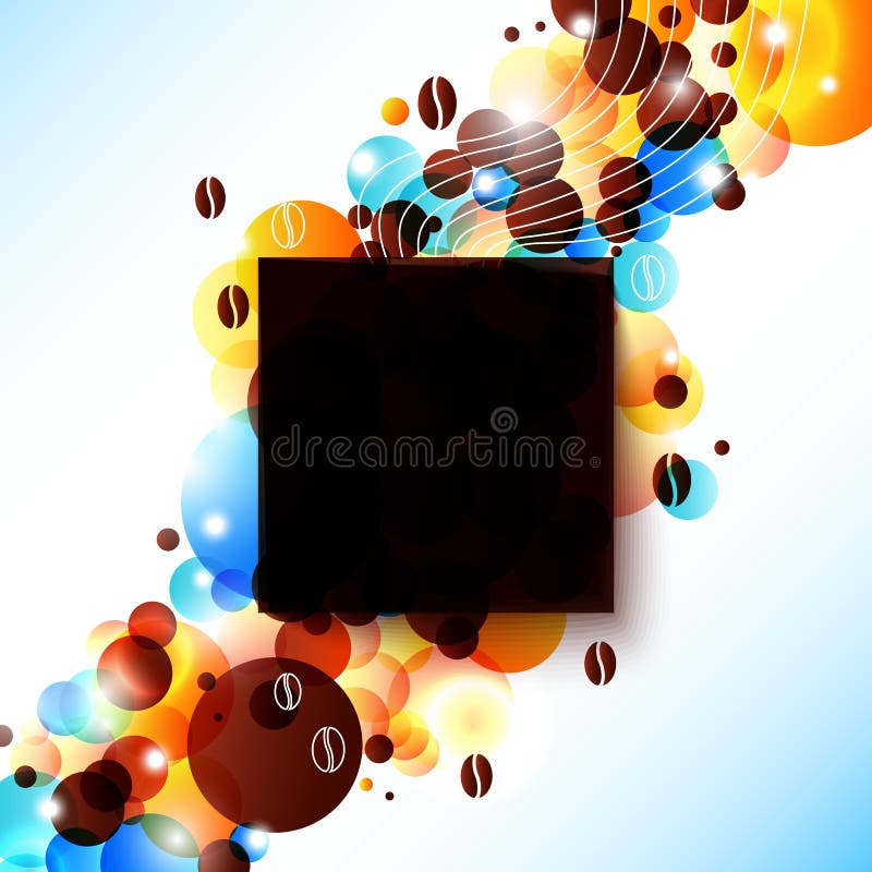 Bright cup of coffee stock vector. Illustration of cafe - 51801897