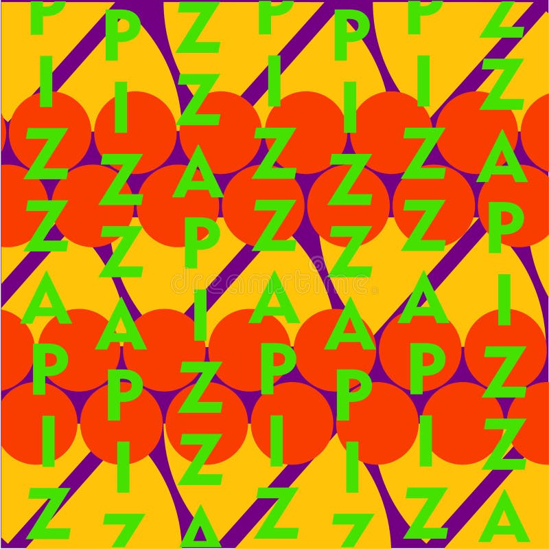 Pizza sticker stock vector. Illustration of green, banner - 95035240