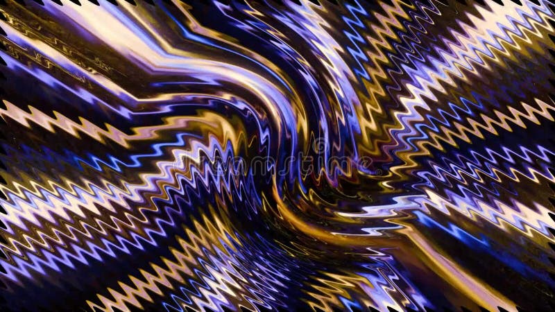 Bright Color Animation of Chaotic Fractal Wave Pattern Evolutions Stock ...