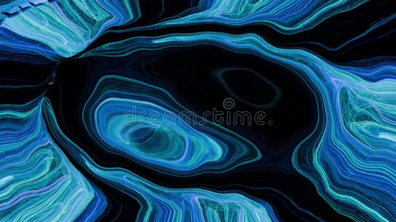 Bright Color Animation of Chaotic Fractal Wave Pattern Evolutions Stock ...