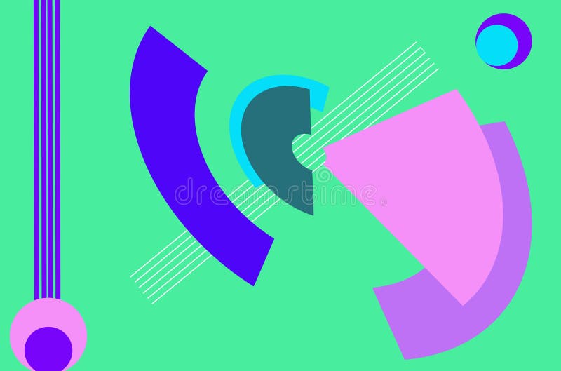 Bright Color Background in Avant-garde Style. Texture Units for ...