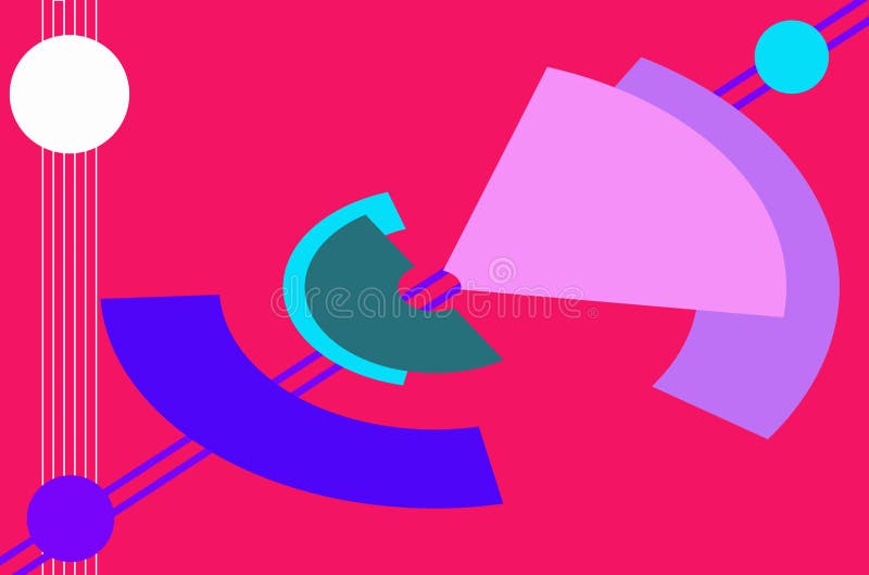 Bright Color Background in Avant-garde Style. Texture Units for ...